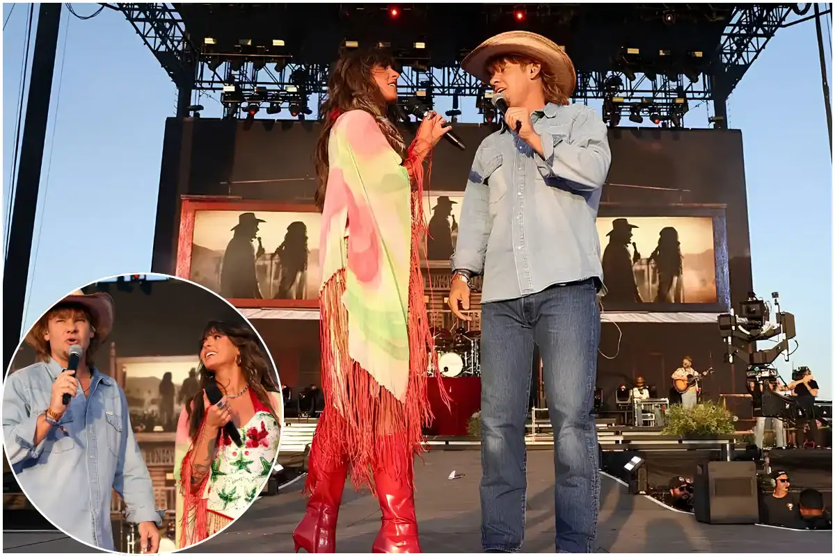 Sparks Fly between Theo Von And Ella Langley at Sizzling Stagecoach ...